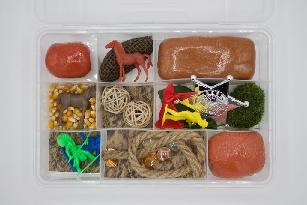 Cowboy and Indian’s Themed Playdough Sensory Kit – Mama Shenanigans