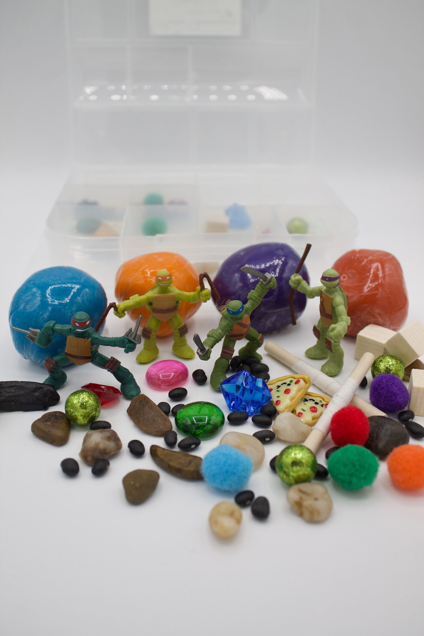Ninja Turtles Inpsired Playdough Sensory Kit – Mama Shenanigans